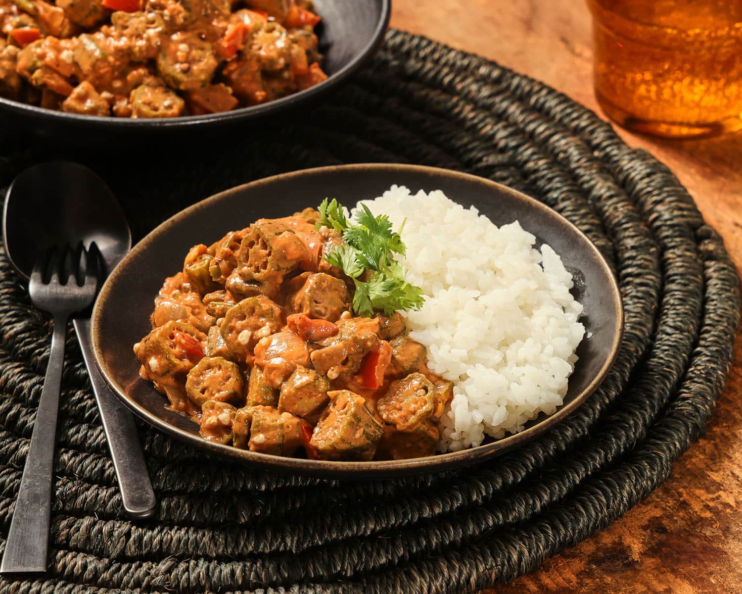 African Stewed Okra in Peanut Sauce - Everyday Alchemy